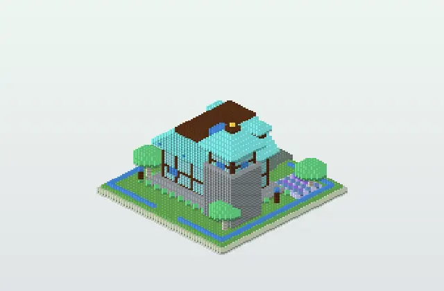Epic Medieval Survival House Minecraft Schematic